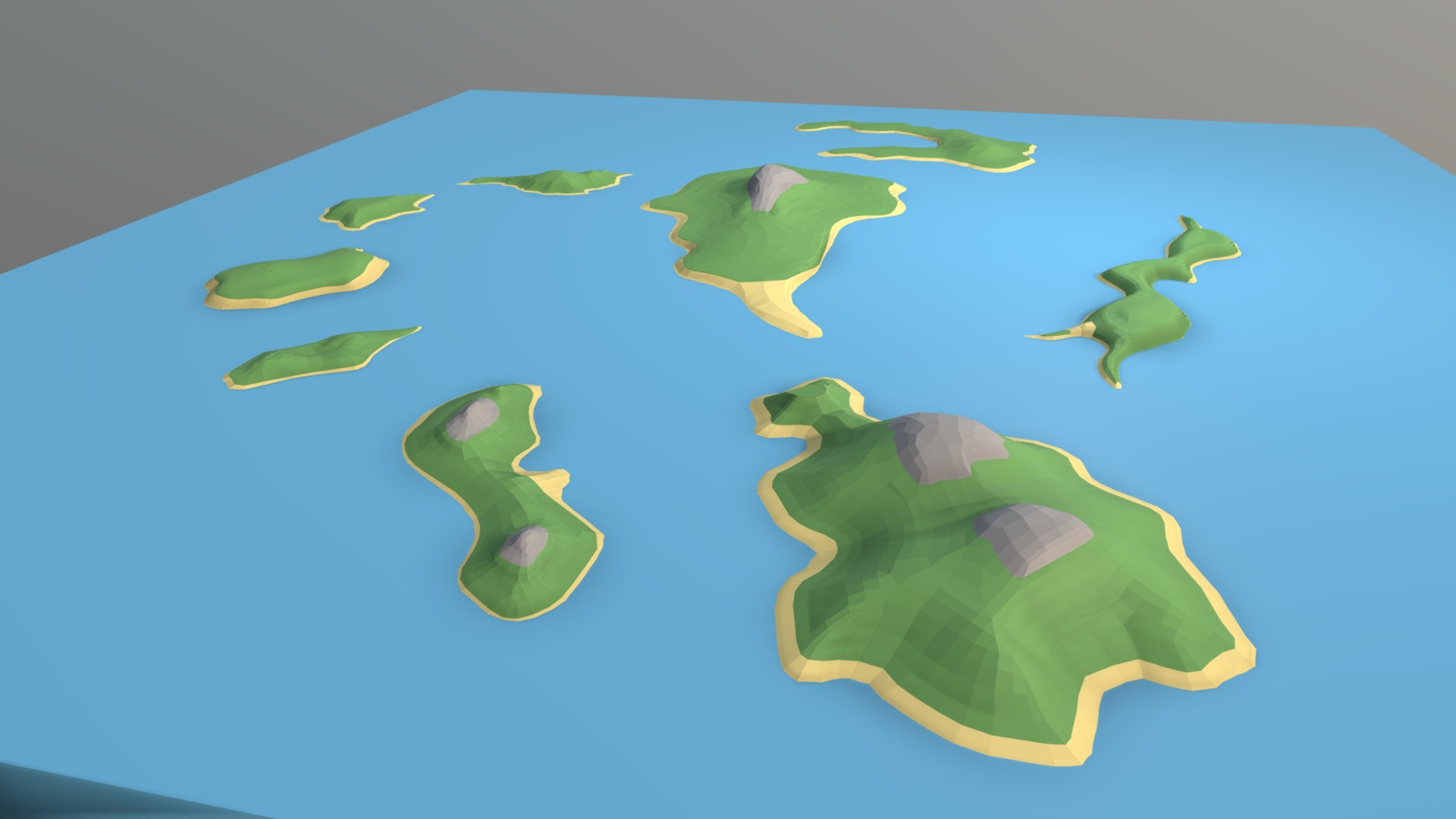 Some Islands - 3D model by setolyx [33ed637] - Sketchfab