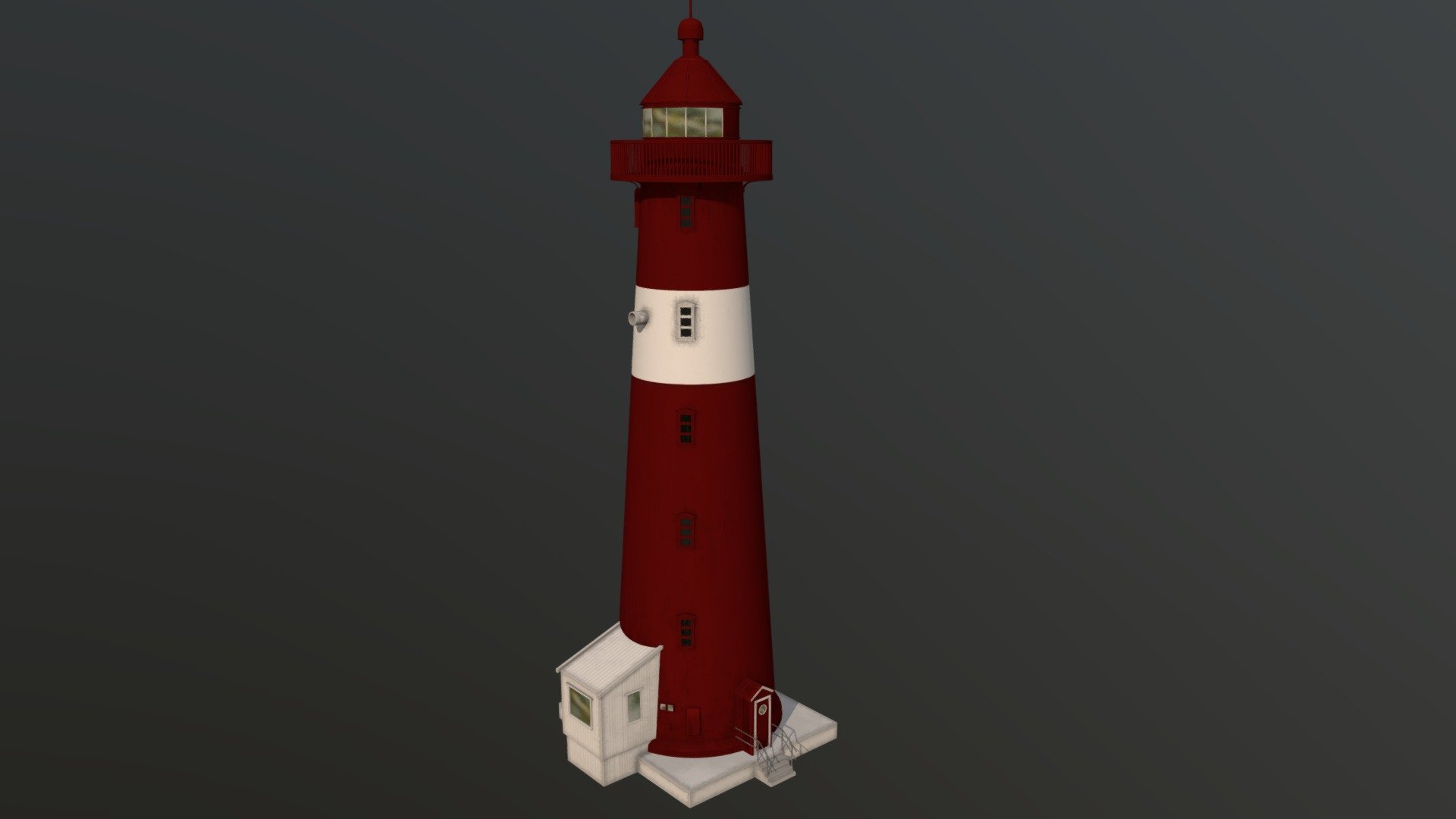 Game-Ready Lighthouse 3D Model - Blender 4.0 - 3D model by ...