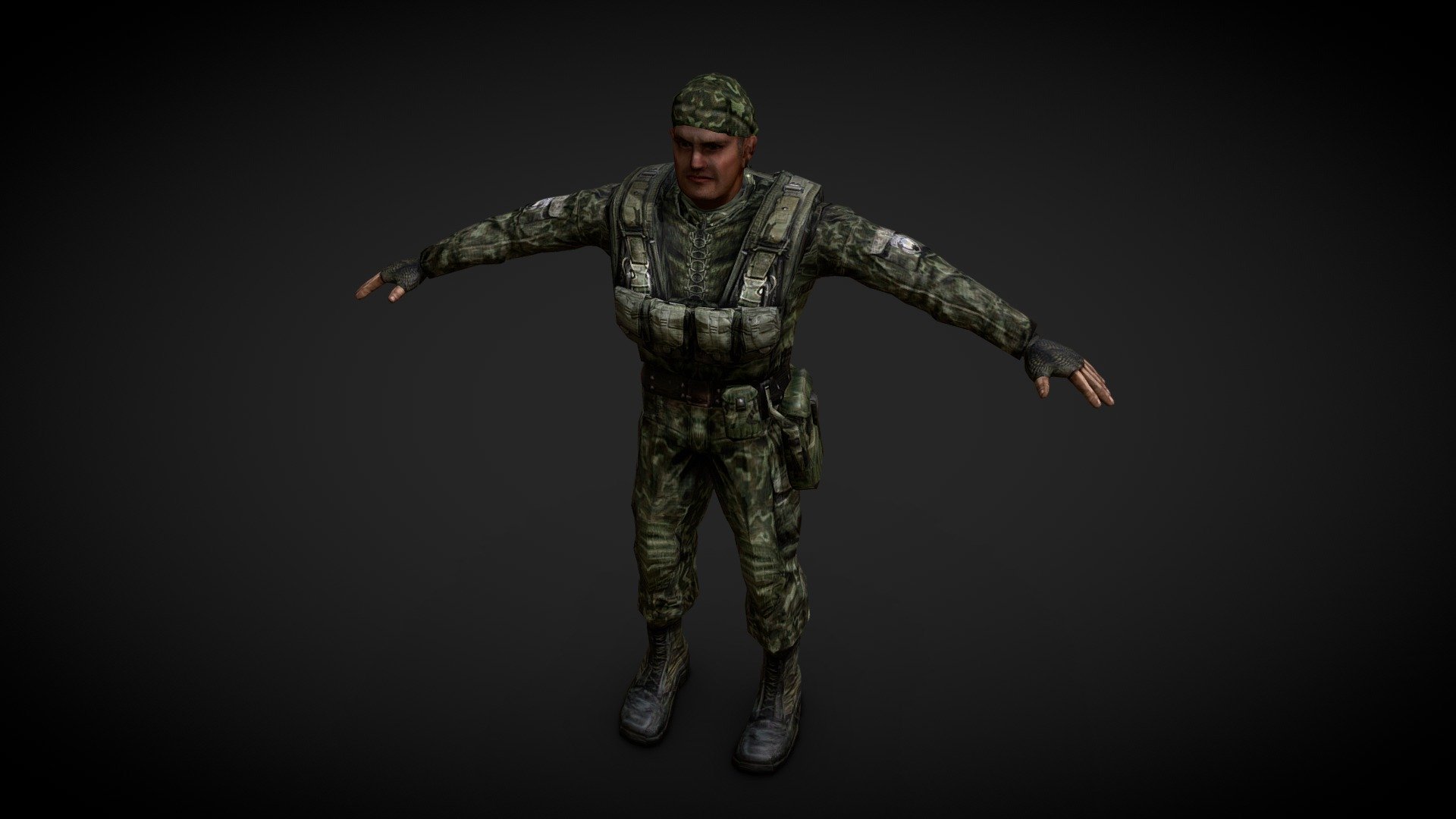 Soldier 1 - Download Free 3D model by 3D MODELES FROM S.T.A.L.K.E.R ...
