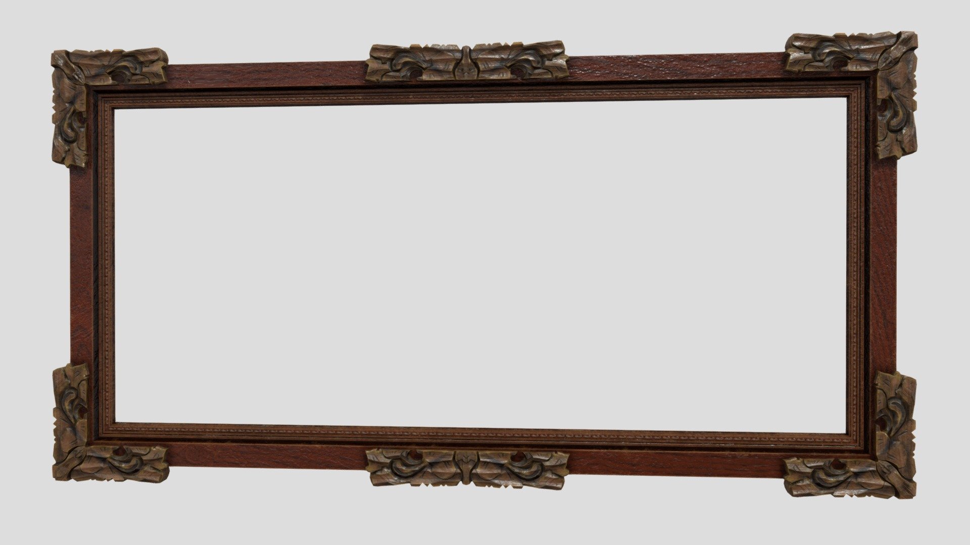 Low poly picture frame replicated - 3D model by slind (@slindore ...