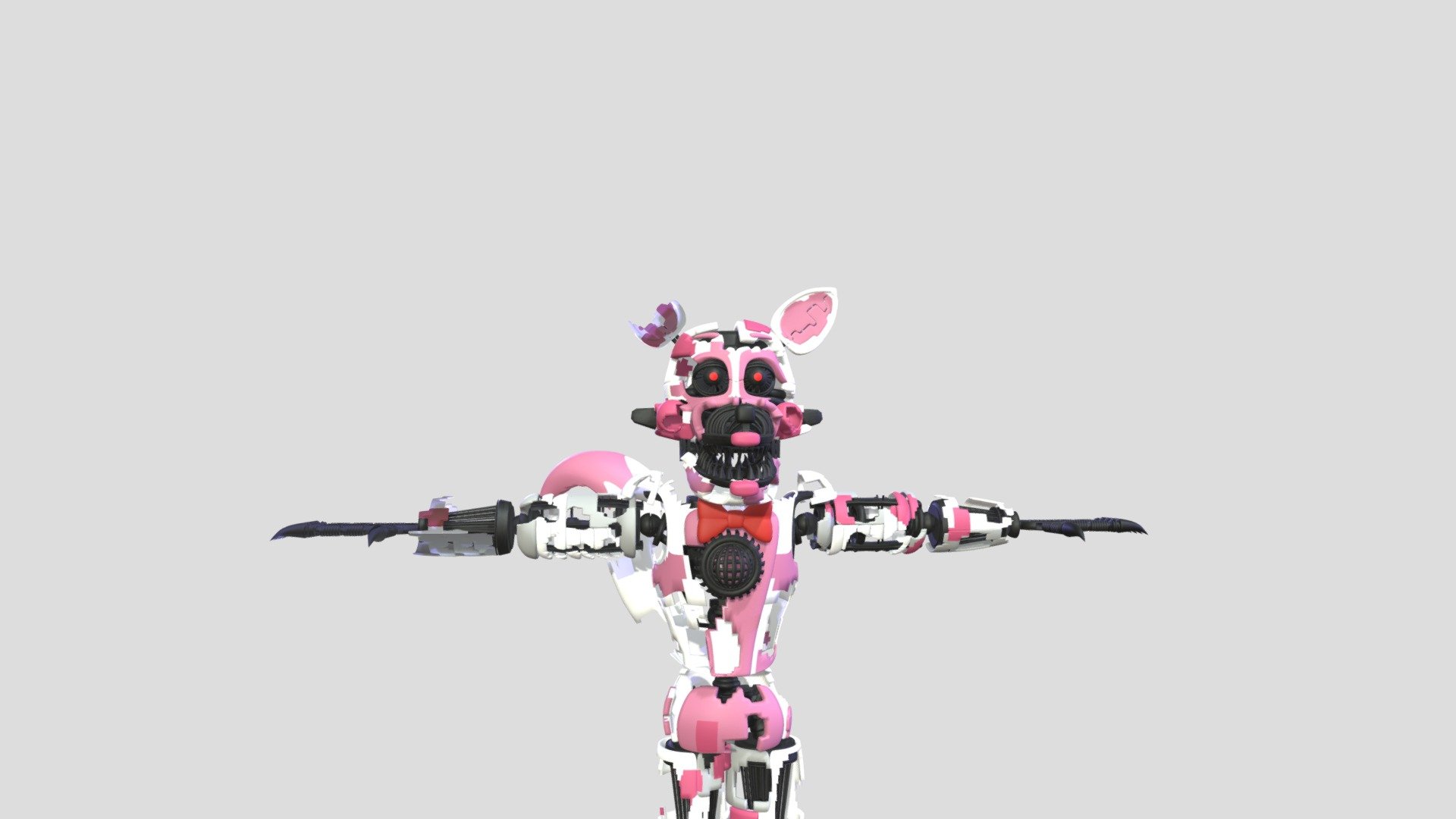 nightmare funtime foxy - Download Free 3D model by puploora (@jamie.t ...