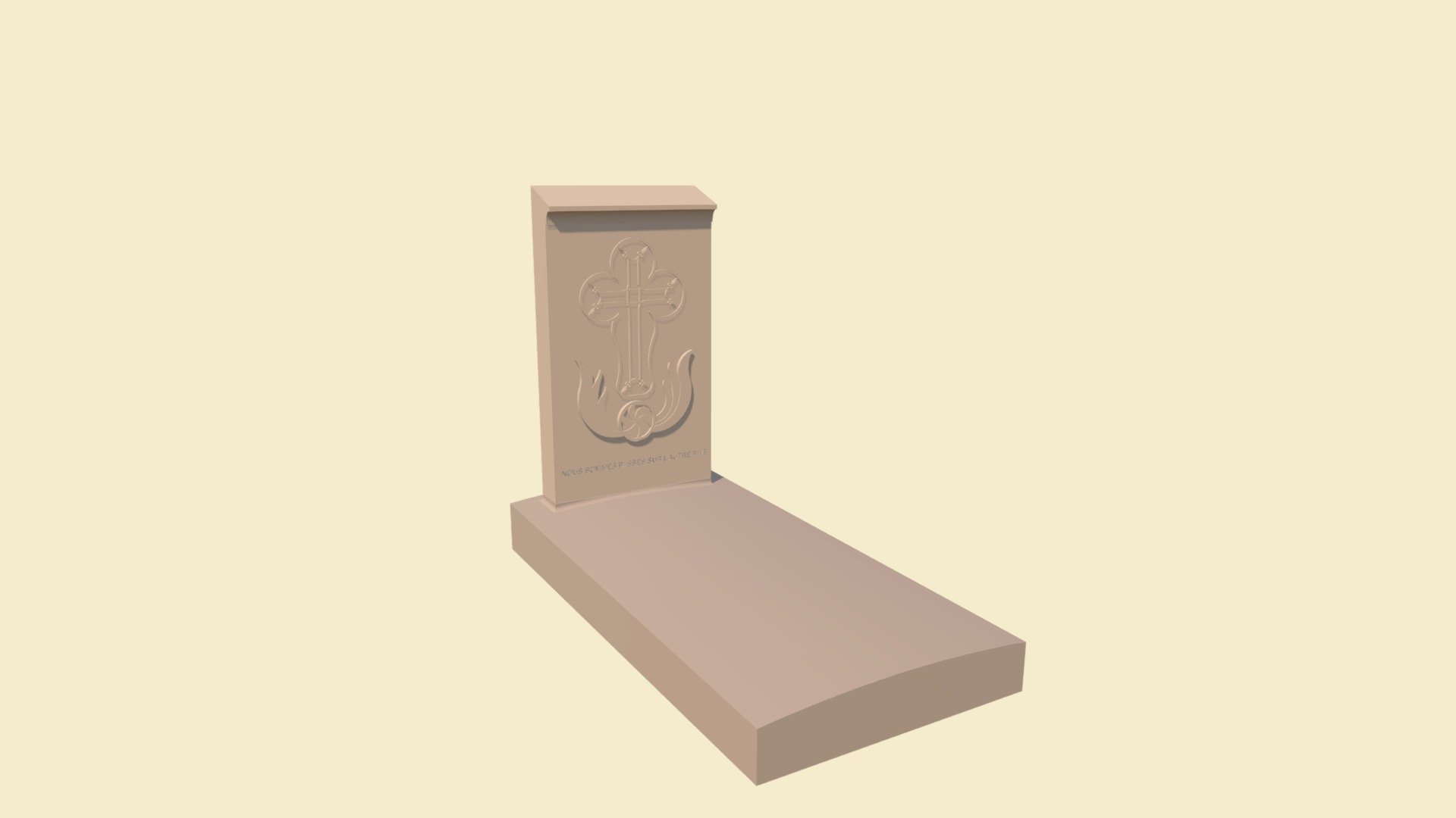 Khatchkar 02 - 3D model by boisanfray [33f4e87] - Sketchfab