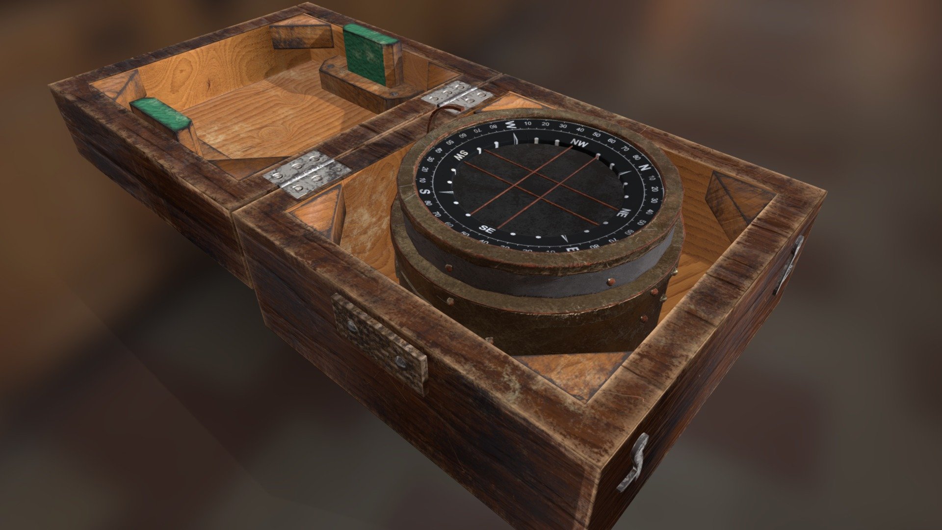 P4A Aircraft Compass - 3D model by Huyen Dieu Nguyen (@huyendieunguyen ...