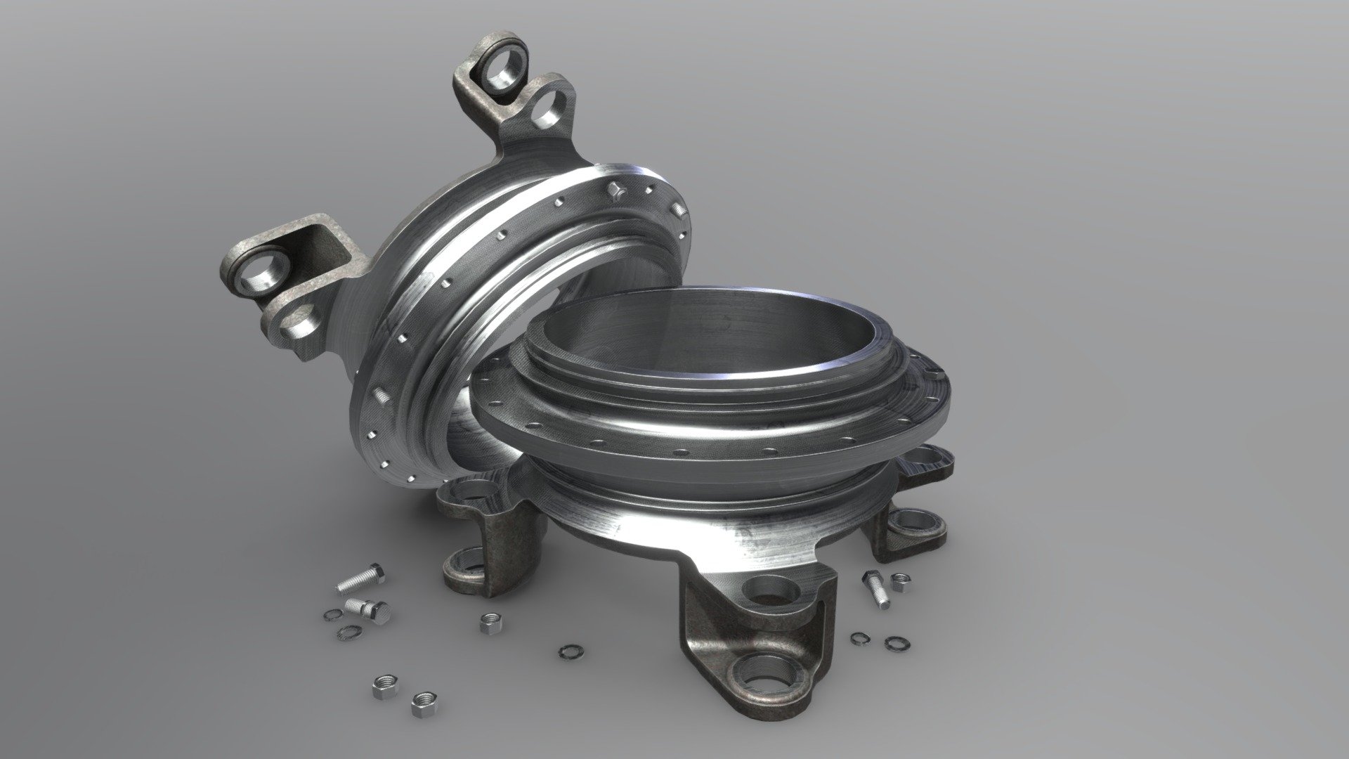 Mechanical Parts - 3D model by BaldricBell [33f7890] - Sketchfab