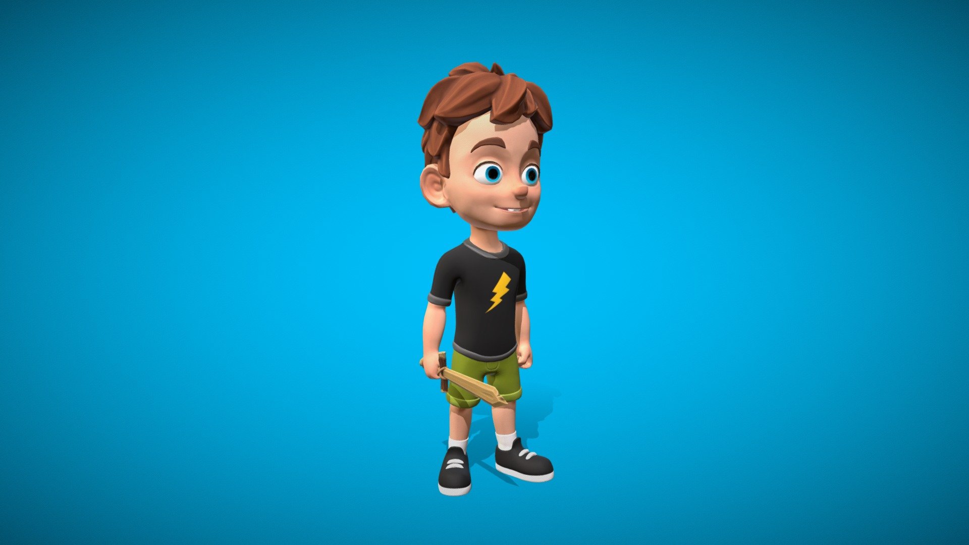 Little Hero ( 15 animations, 4 skins ) - 3D model by Lil_Pupinduy ...