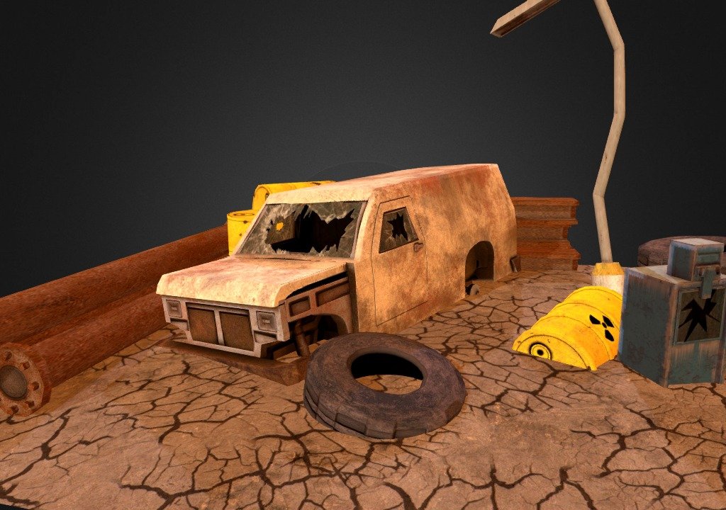 Scrapyard Props - Download Free 3D model by Renafox (@kryik1023 ...