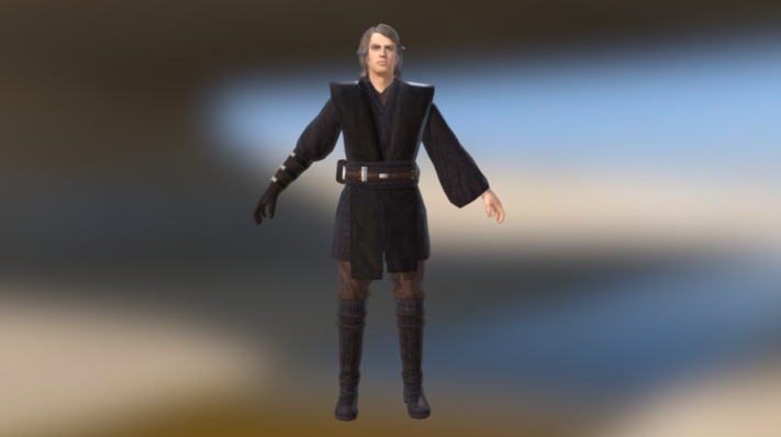 Anakin Skywalker - 3D model by beholdmidia [33f9ca1] - Sketchfab