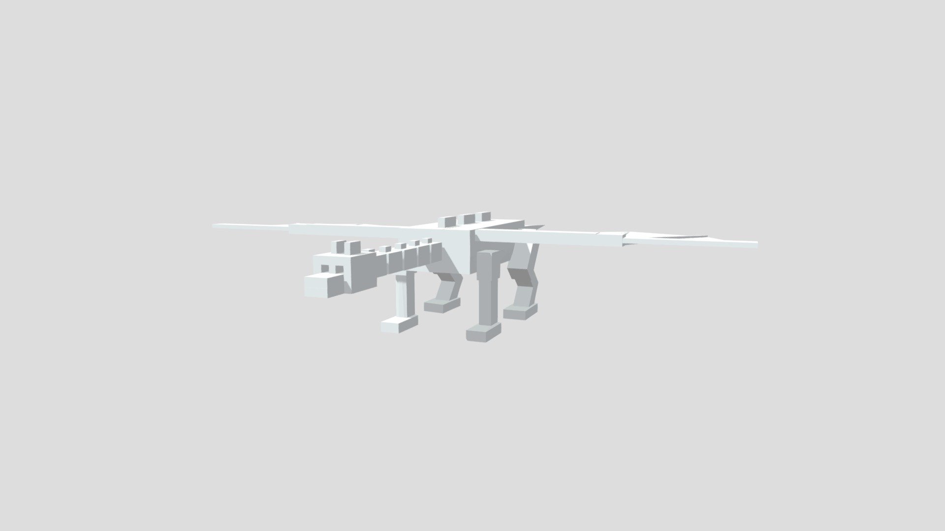 Minecraft Dragon - 3D model by ainaainsyirah41 [33faa8b] - Sketchfab
