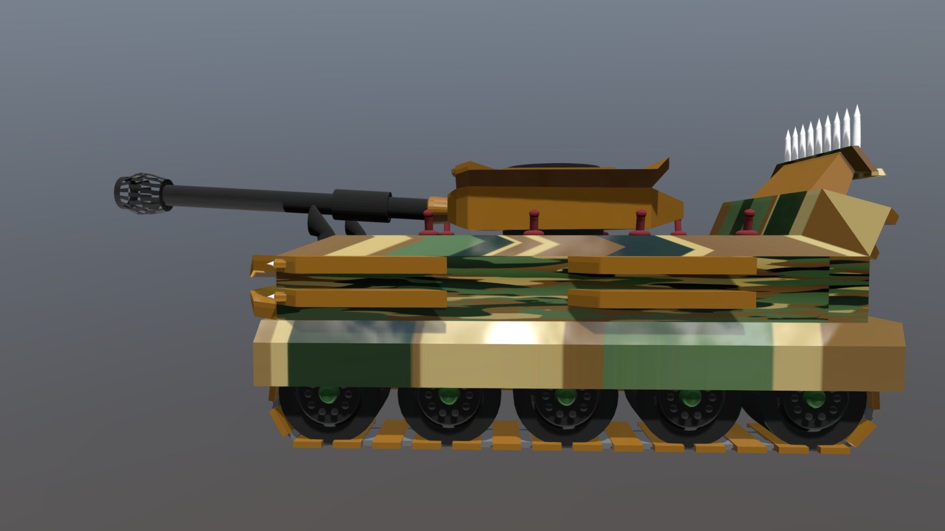 Gaming Tank - 3D model by Amr Ezz (@amr_ezz) [33fbe96] - Sketchfab