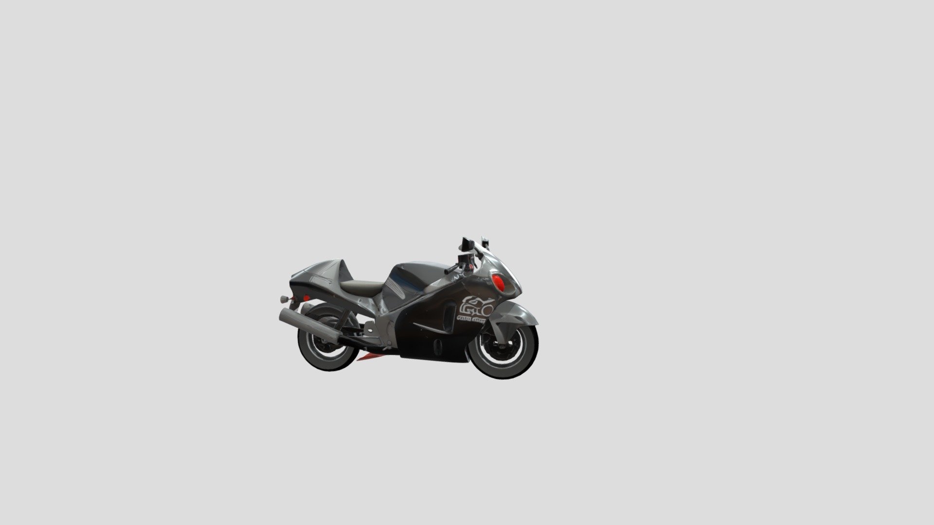 sleek sports motorcycle - 3D model by akrmalshr190 [33fcd7f] - Sketchfab