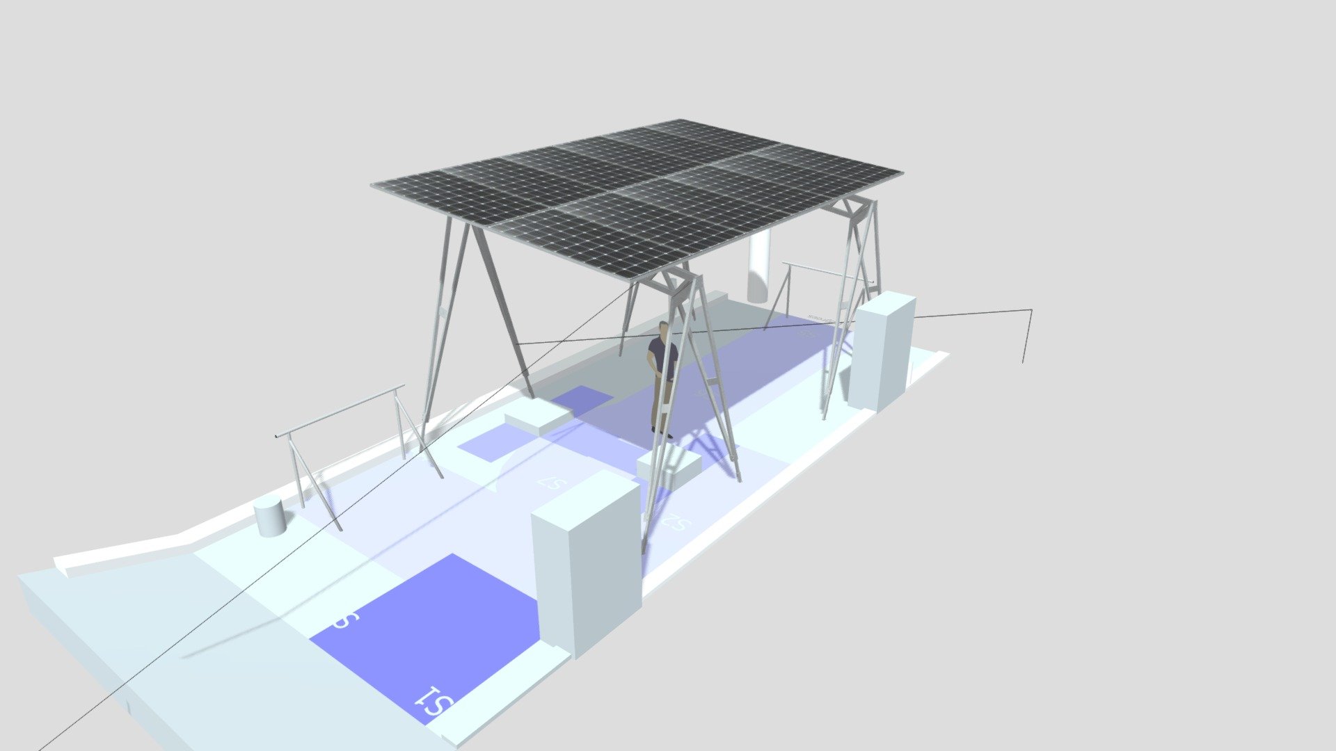 315 Carroll St 12 Mod 72 Cell Canopy - 3D model by brooklynsolarworks ...