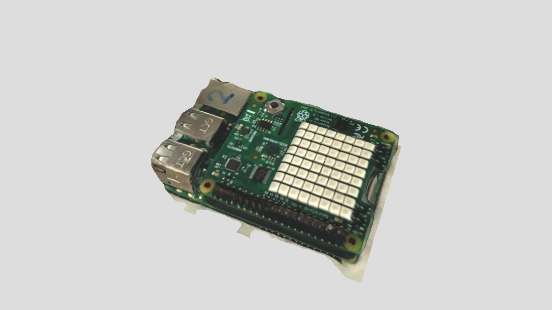 A melting Raspberry Pi 3 with SenseHat - Download Free 3D model by ABS ...