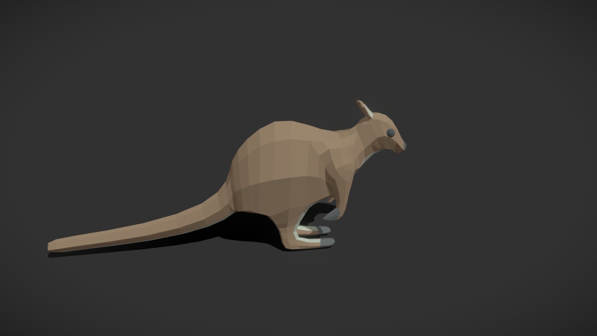 Low poly Wallaby - Download Free 3D model by Dylan (@DylanSpin ...
