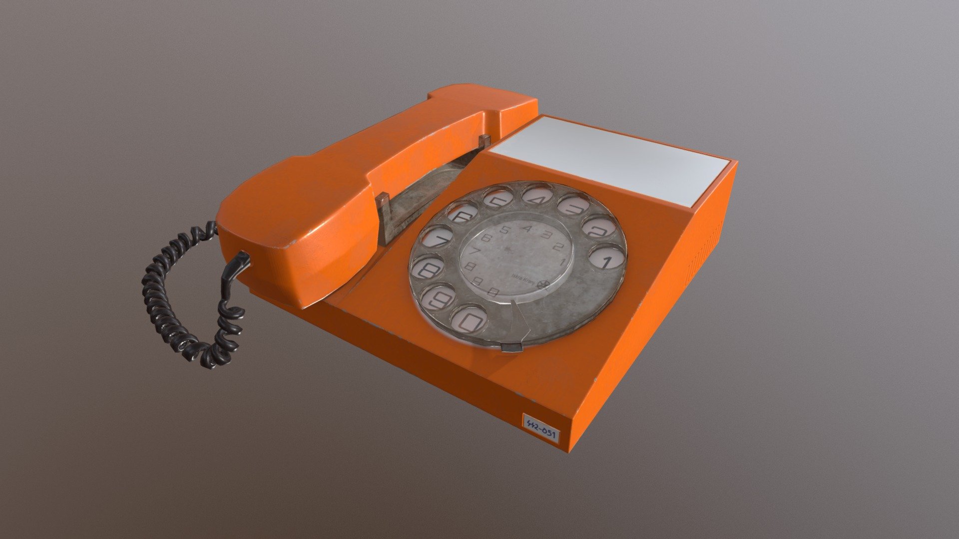 Vintage Rotary Dial Telephone - 3D model by grbavikrompir [3402676 ...