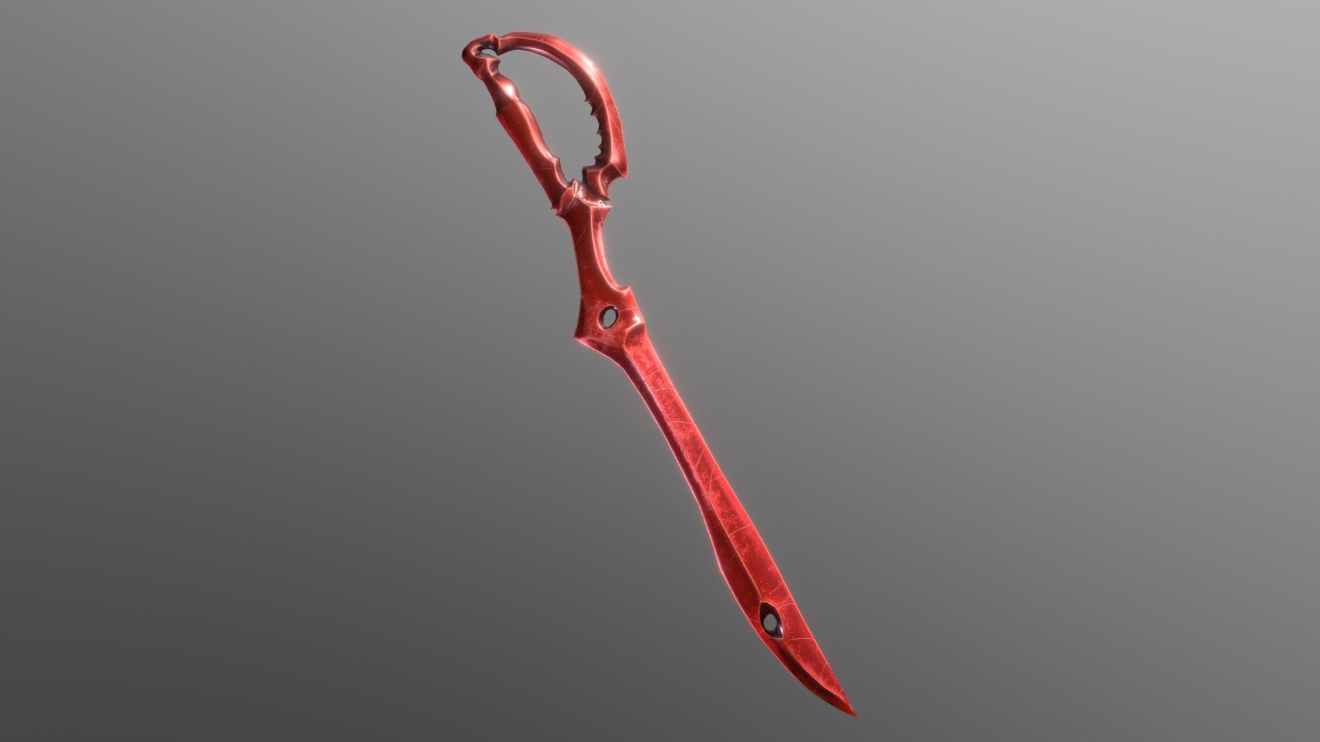 Kill La Kill scissor blade - 3D model by EmyDeslo [3404768] - Sketchfab
