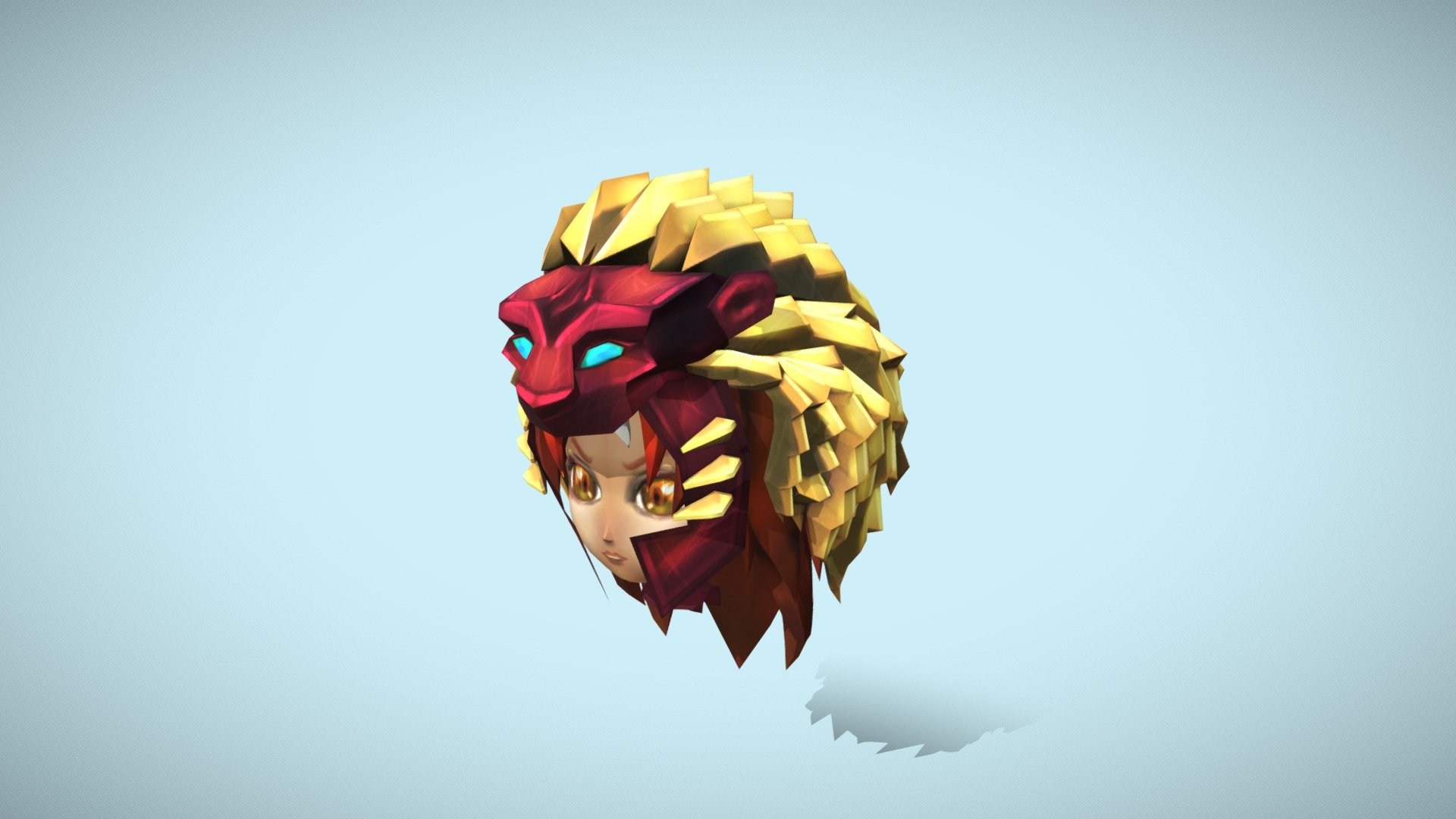 Leona Head Armor - 3D model by 1512kenkennedy [3406b4f] - Sketchfab