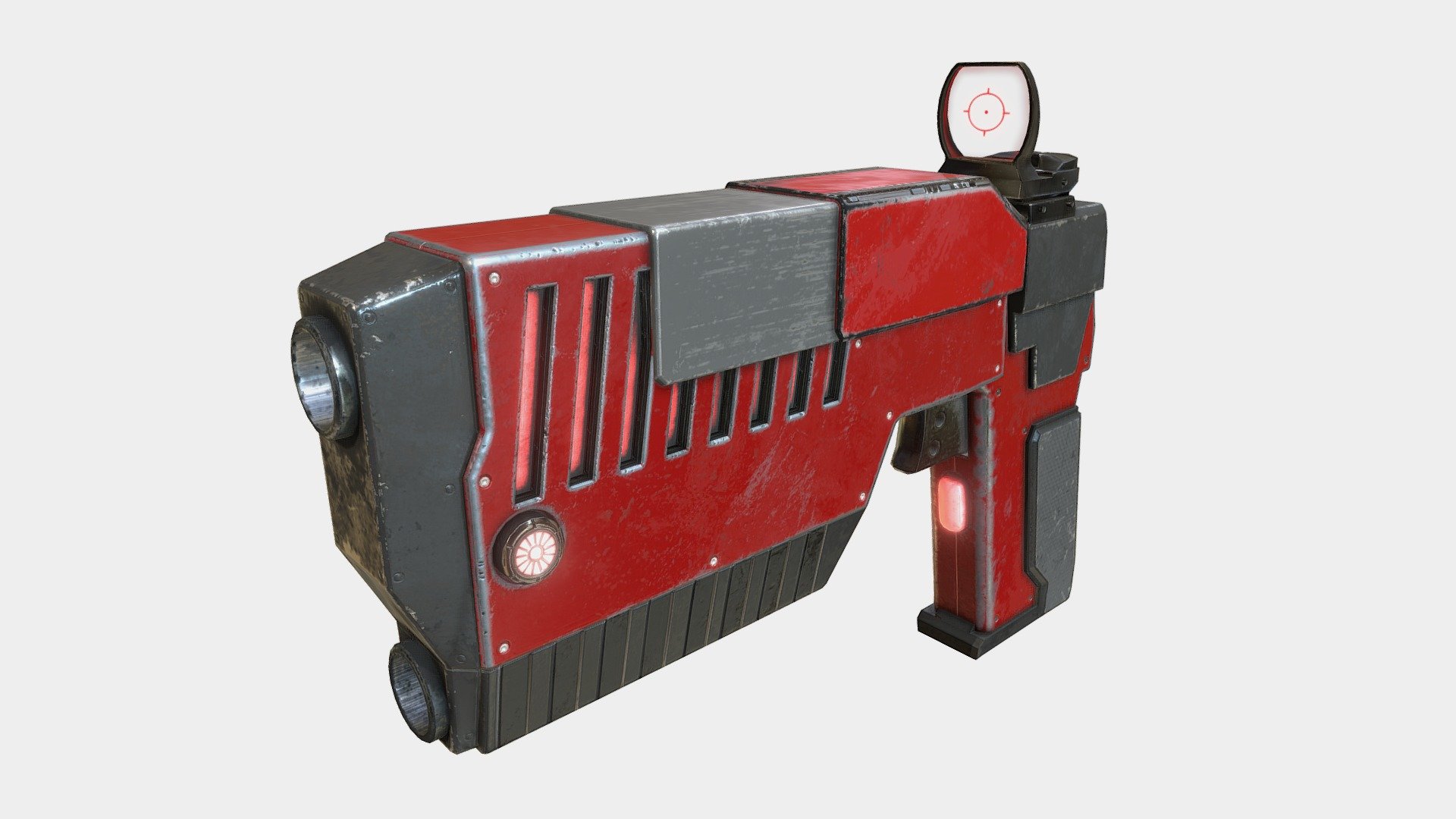 MassVR Pistol (In-Game) © MassVR 2017 - 3D model by Mass VR (@massvr ...