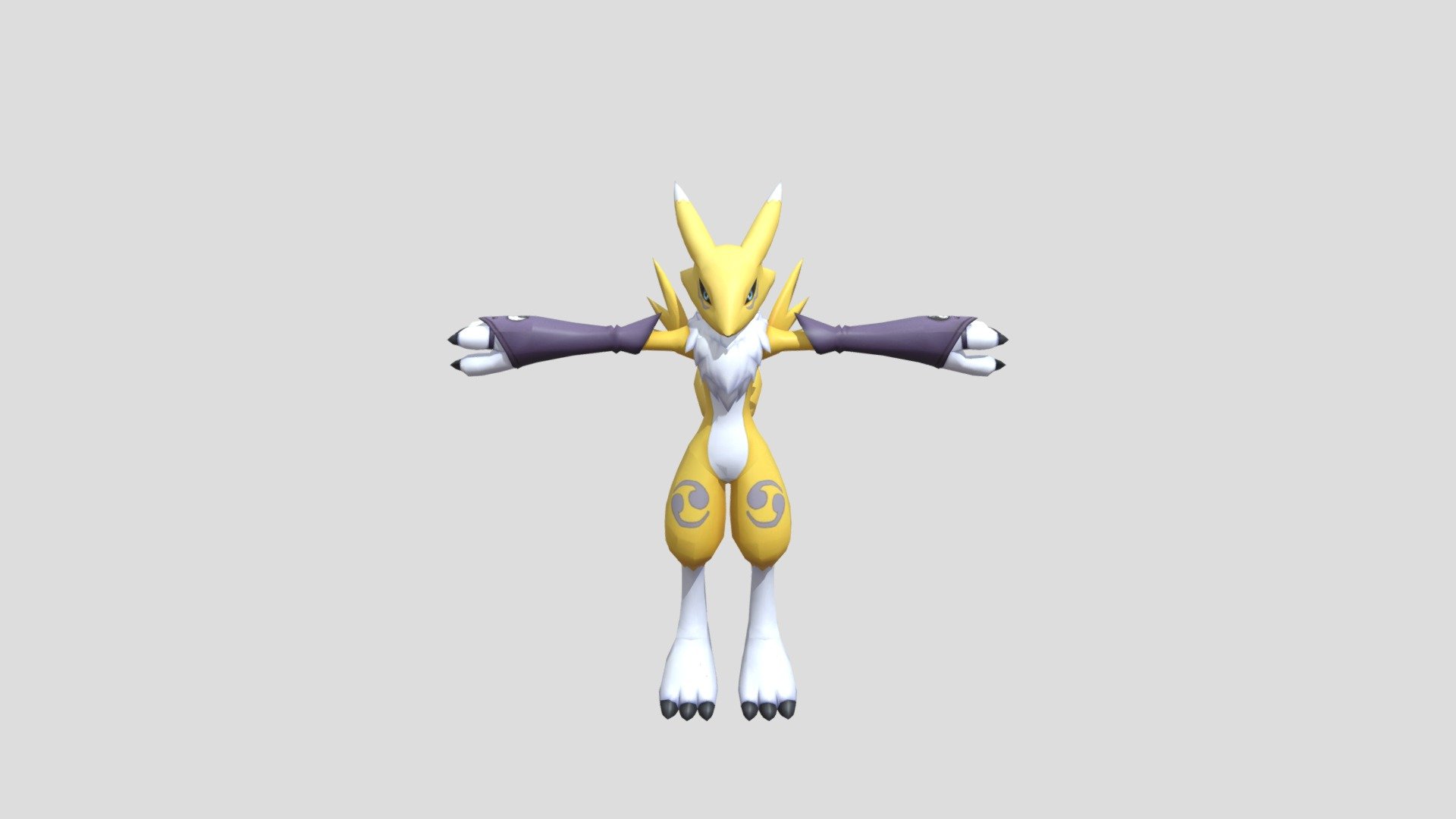 Digimon Renamon - Download Free 3D model by JackTheOhio ...