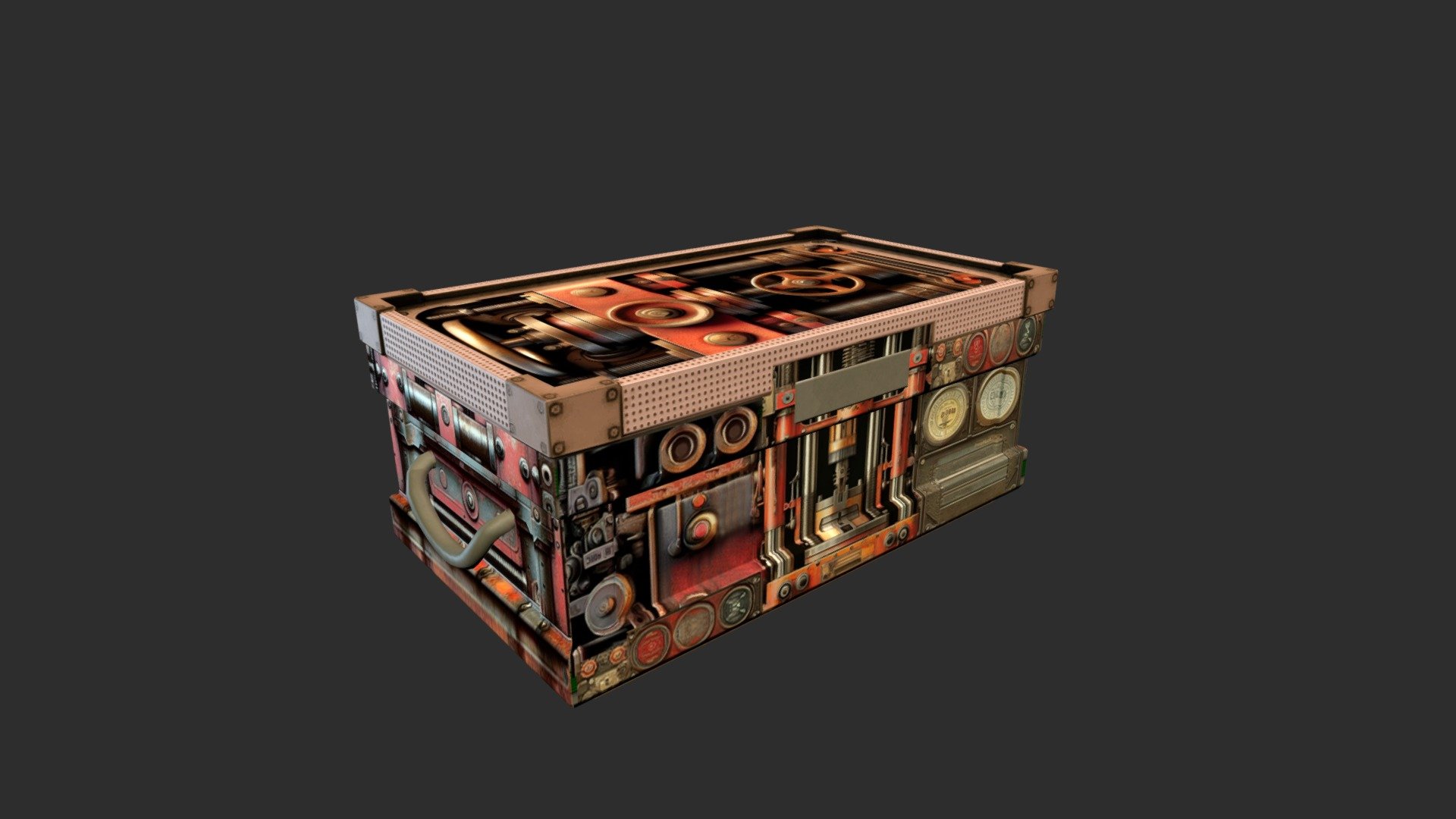 Press Machine RUST Box - 3D model by Dmitriy Krasko (@kraskod) [340862b ...
