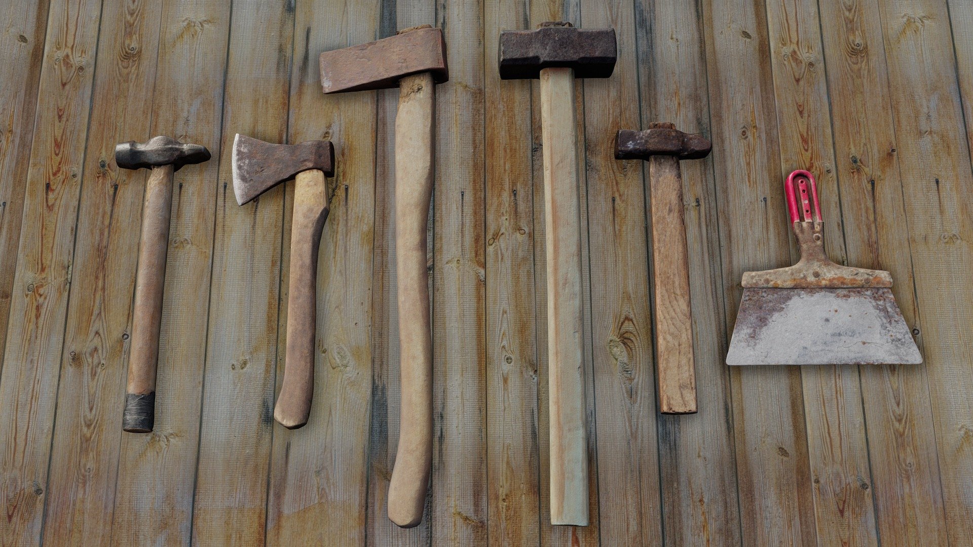 Old Handtools Photogrammetry - Buy Royalty Free 3D model by SubVis ...