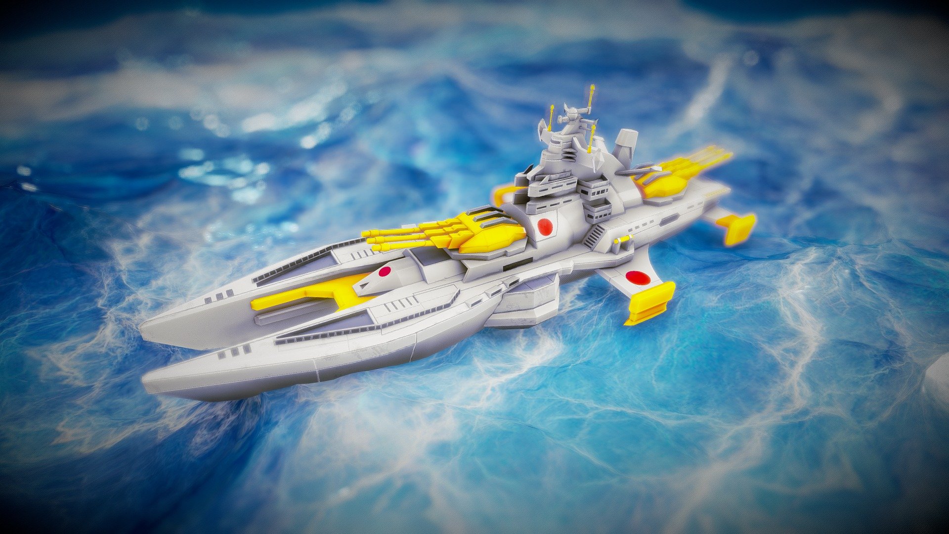 Shogun Battleship (Red Alert 3) - Download Free 3D model by Harry_L ...