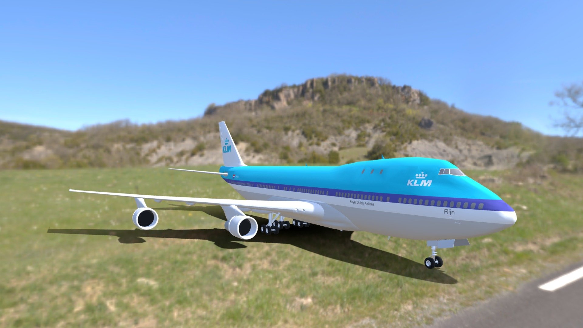 klm 747 - Download Free 3D model by kepalabanana11 [340b798] - Sketchfab