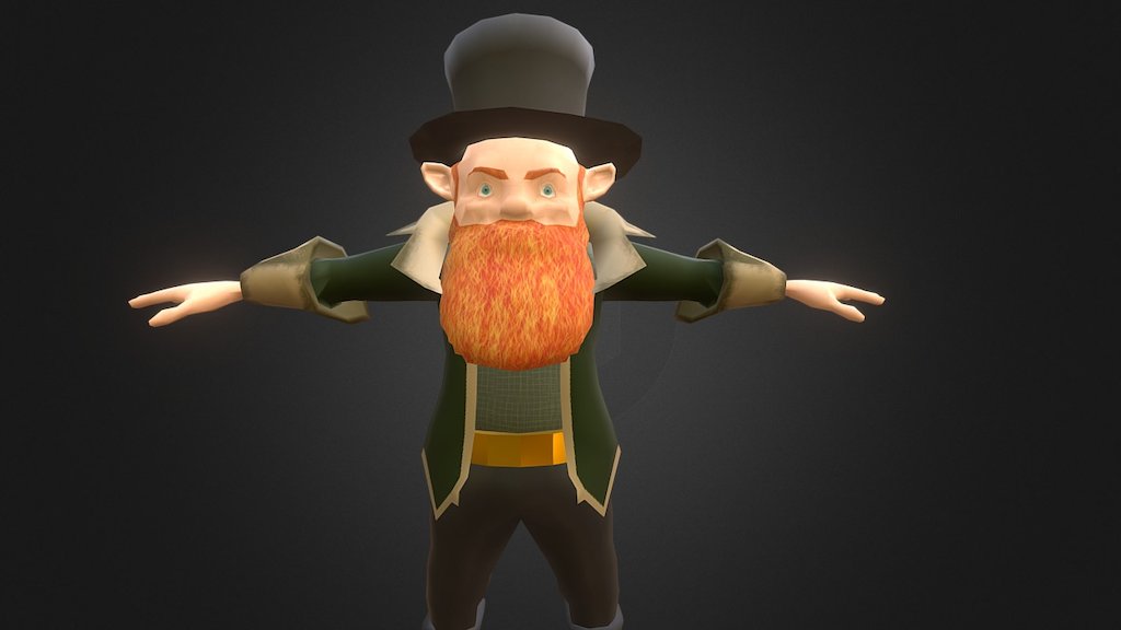 Leprechaun - 3D model by Joseph Breslin (@sbgjoeybreslin) [340c68f ...