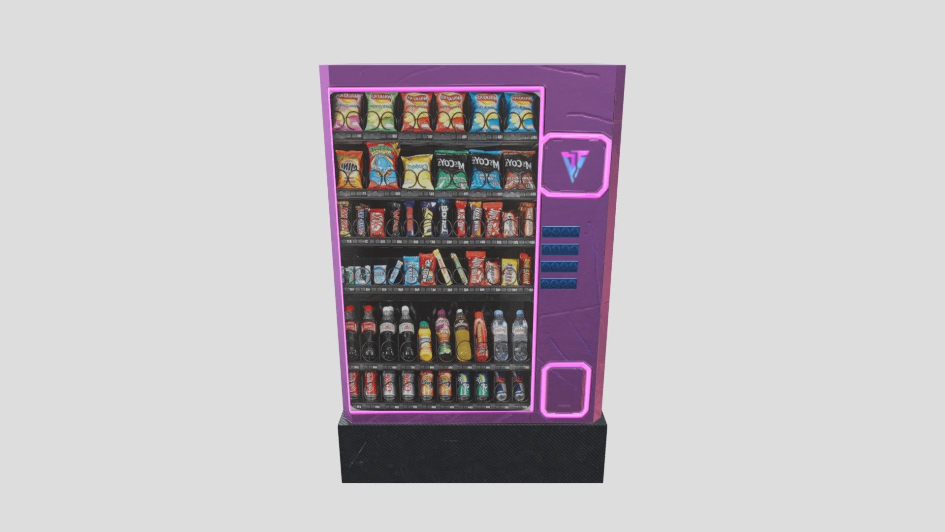 Vending machine - 3D model by Eric_Leal [340cbf1] - Sketchfab
