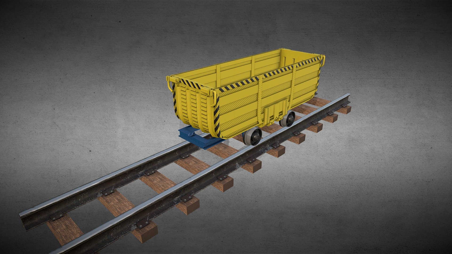 Mining trolley type "D" - 3D model by pavelmo4alov [340cc3c] - Sketchfab
