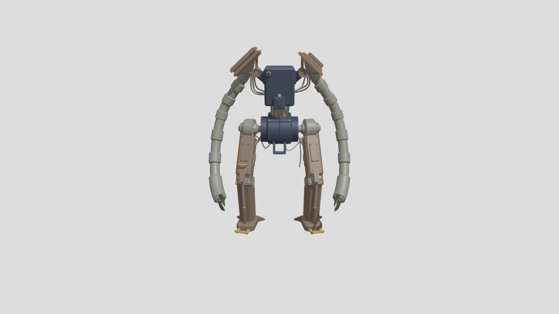 Postapocalyptic mecha - Download Free 3D model by somuchluv2fastmonery ...