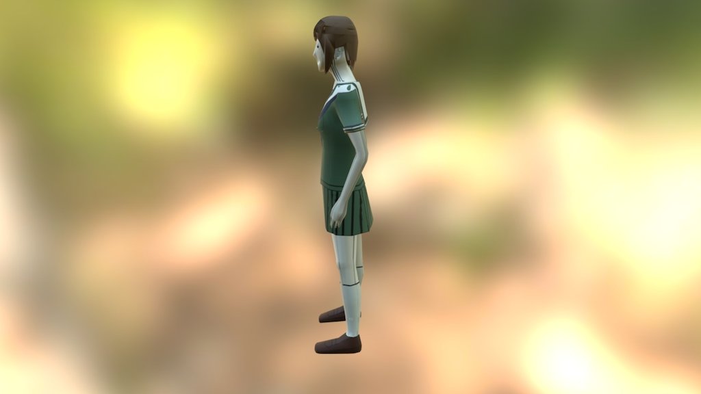 Hikari Yagami - 3D model by Felix Setiawan (@FelixSetiawan) [340e9e3 ...