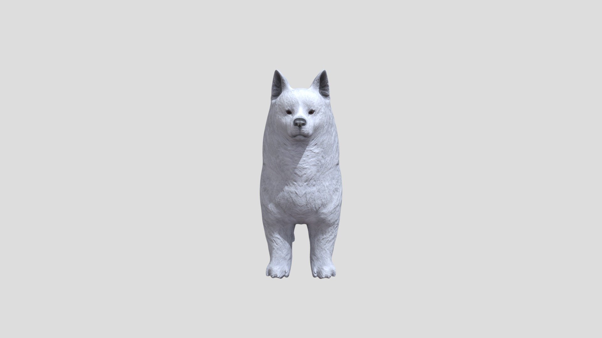 Samoyed dog - Download Free 3D model by CHARICKGAME [340f554] - Sketchfab