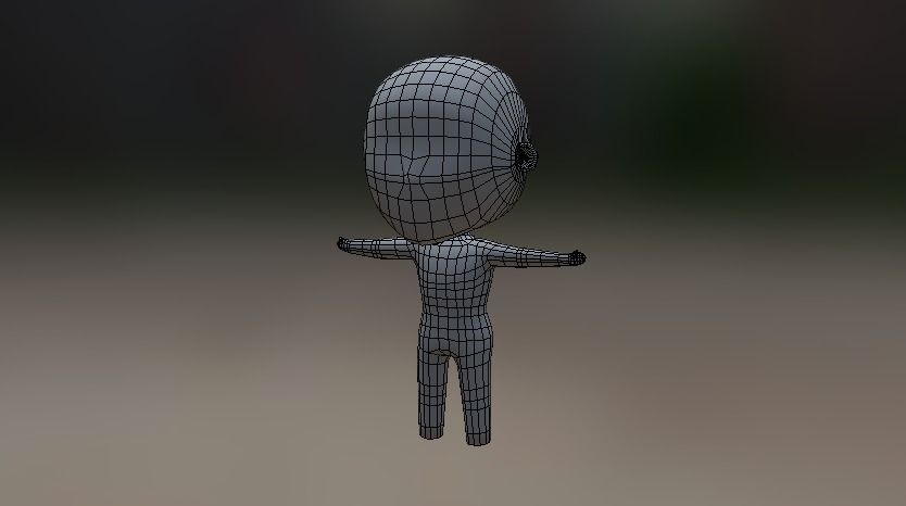 Chibi Character - 3D model by portwindyroad [3411848] - Sketchfab