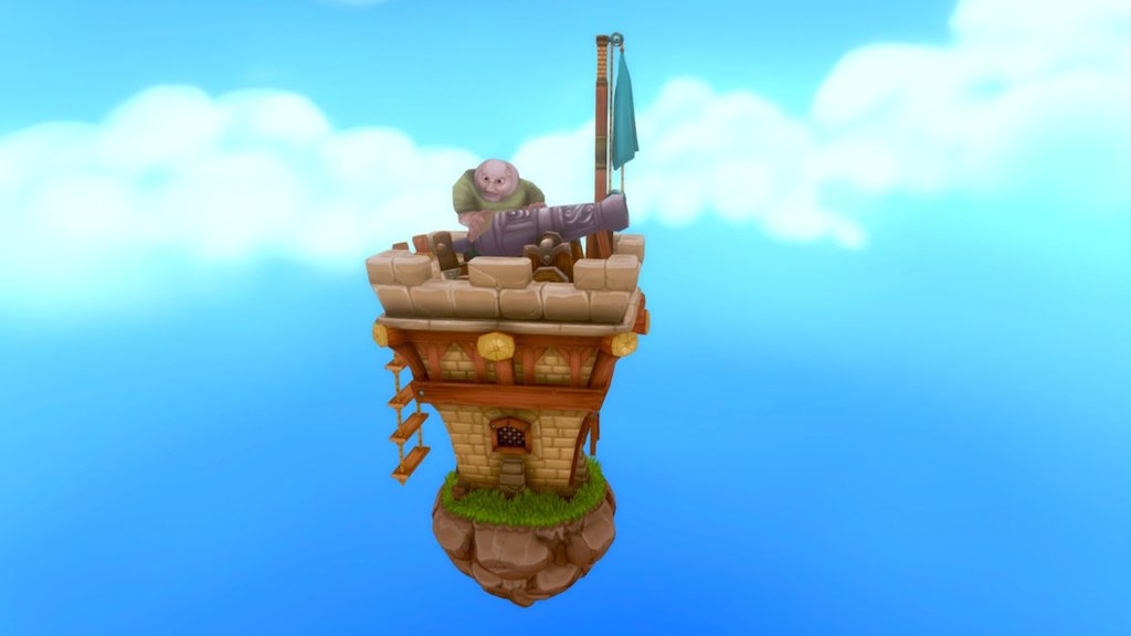 Fantasy Canon Outpost - 3D model by Nickolas_daff (@Verdalen) [3412411 ...