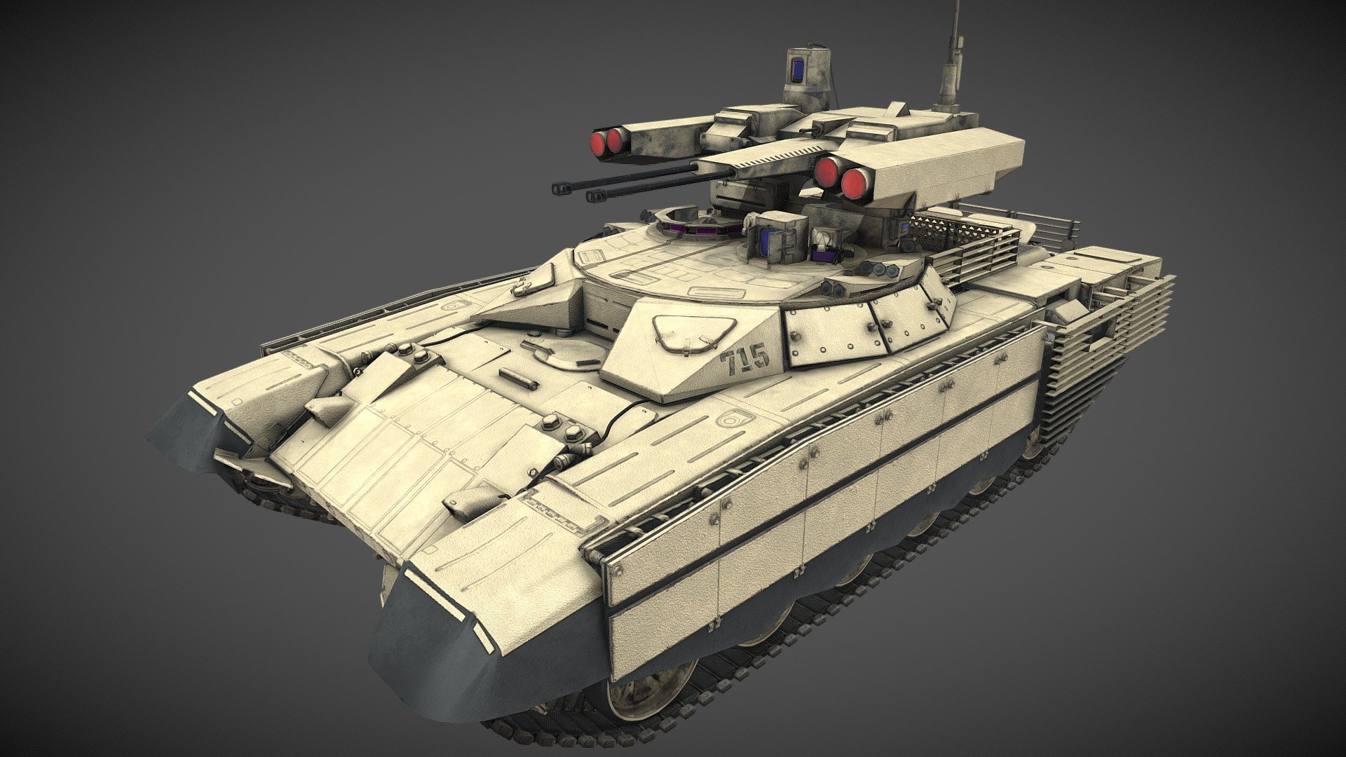 Lowpoly BMPT Terminator - Buy Royalty Free 3D model by Agitek Softworks ...