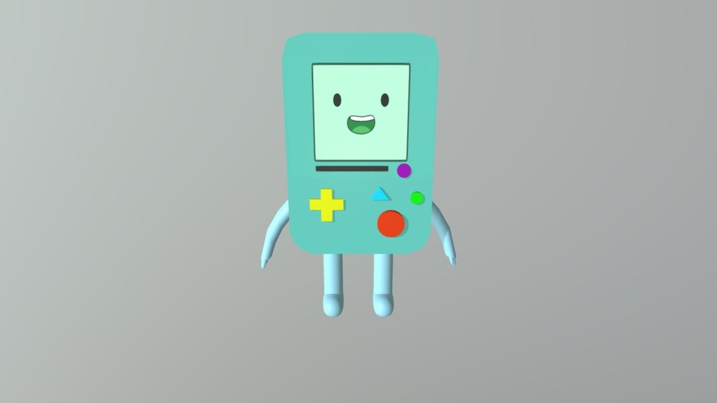 BMO - Adventure Time - 3D model by Ezio Stark (@eziostark) [3414a60 ...