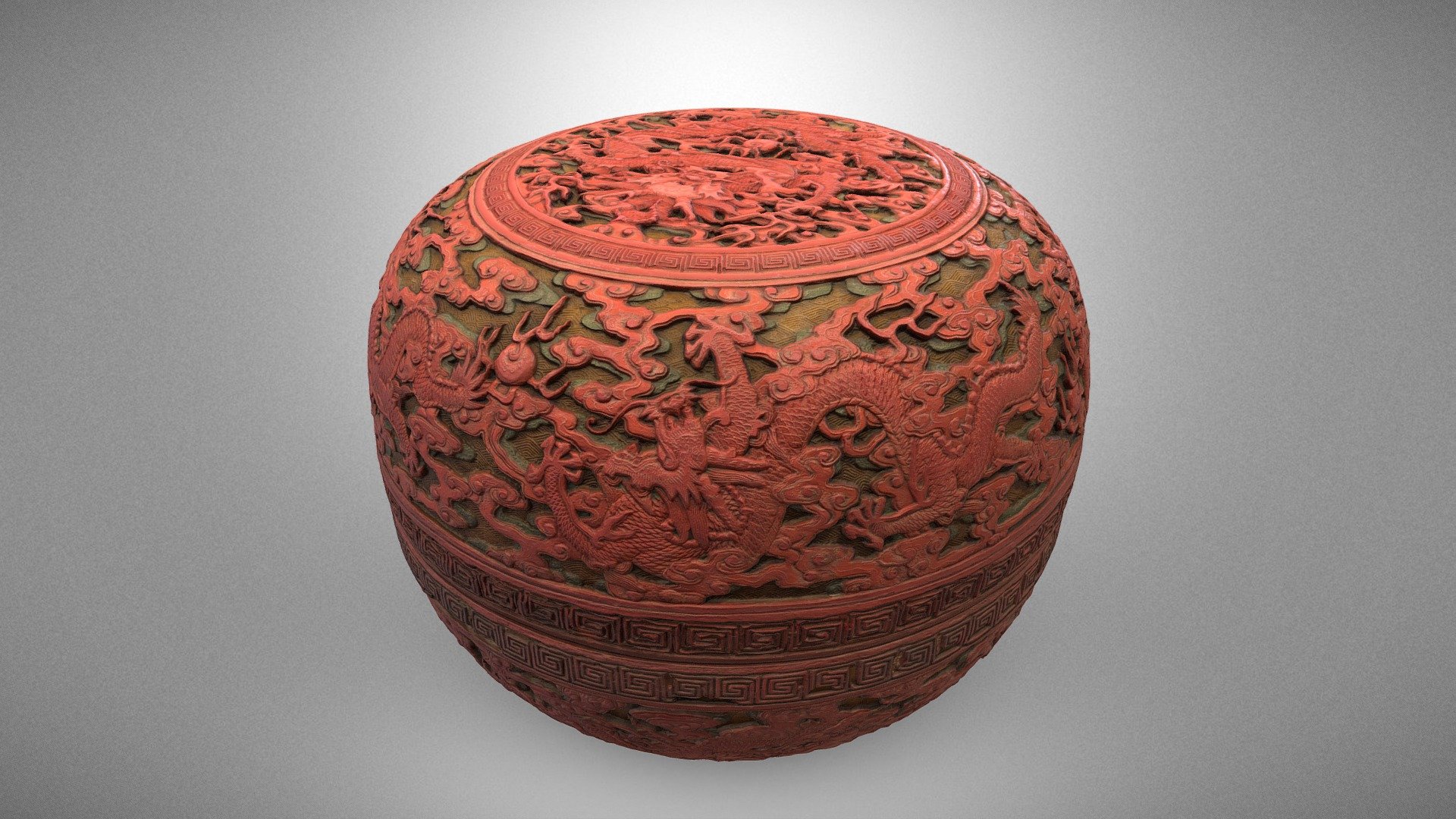Carved lacquer box - Download Free 3D model by Virtual Museums of ...