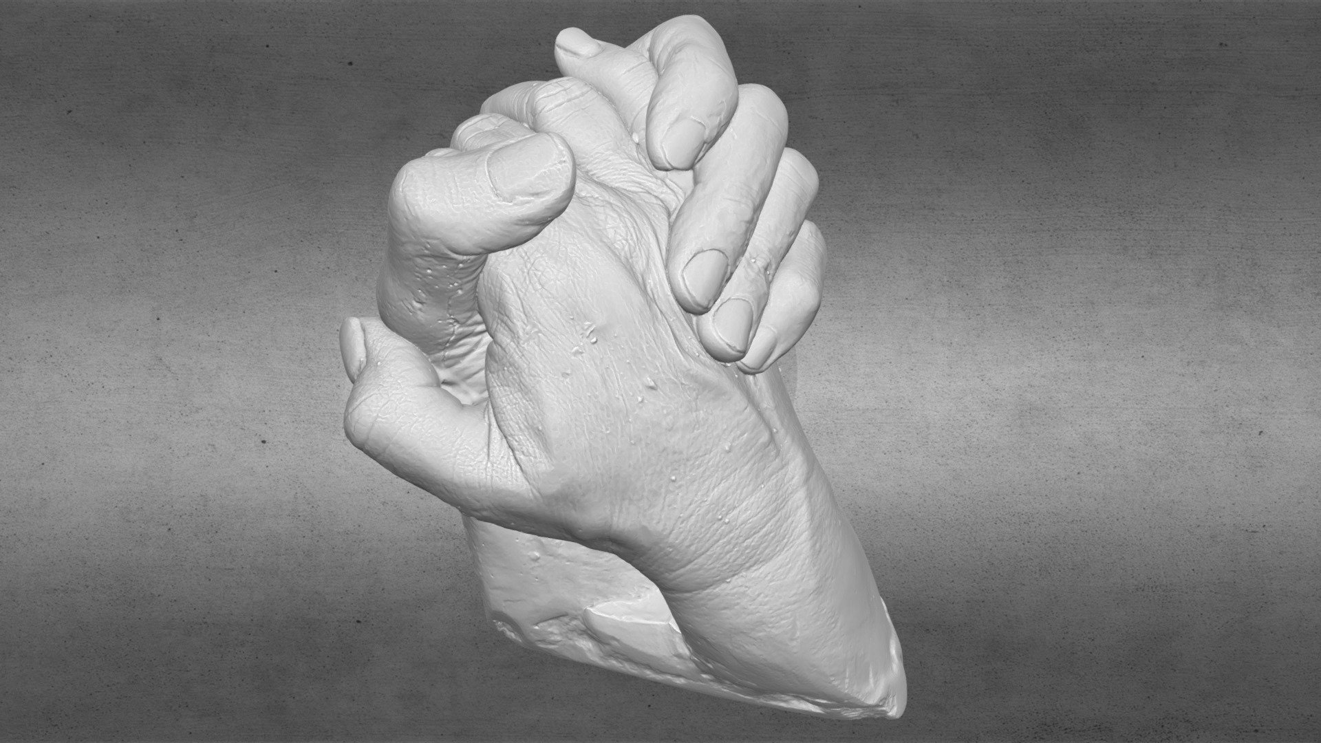 Plaster Hands - 3D model by SolidXperts [34152de] - Sketchfab