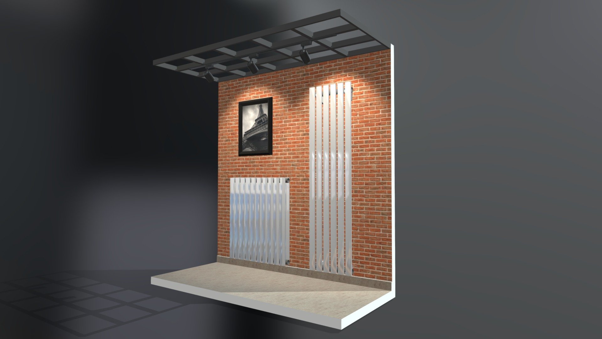 Linear Vertical - 3D model by vexhibition [3415d5a] - Sketchfab
