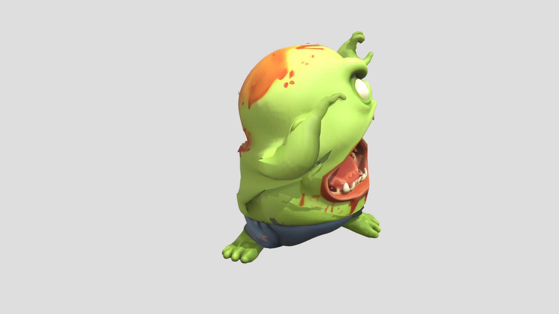A dancing monster - 3D model by almaharbik [3415dae] - Sketchfab