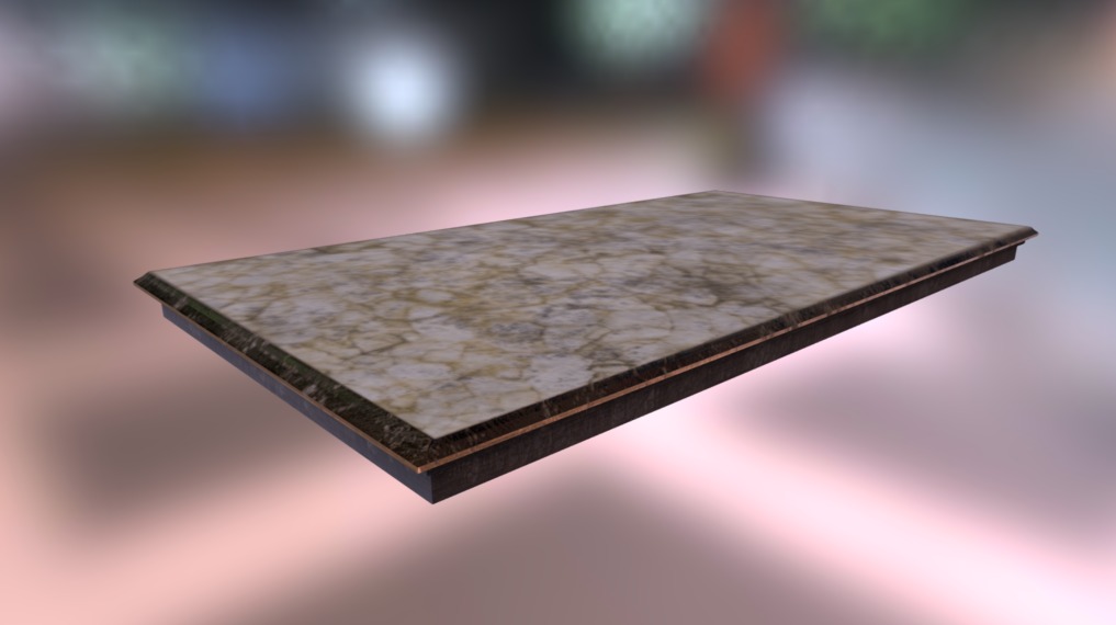 Large Table Top - 3D model by Creyes [3416767] - Sketchfab