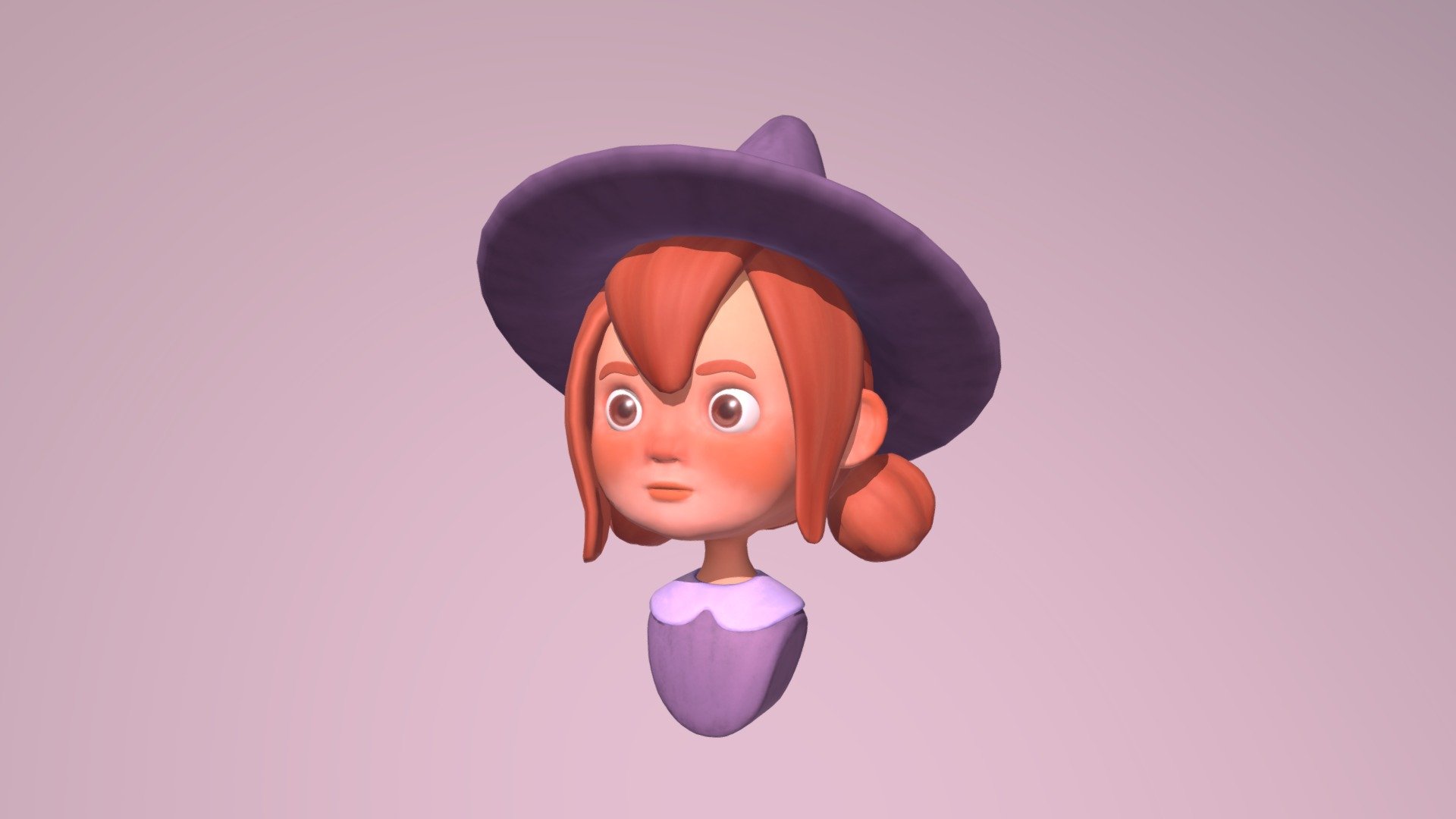 Stylized Witch Character Bust - Download Free 3D model by Berta (@Berta ...