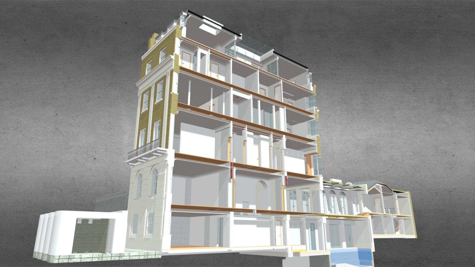 118 Eaton Square - Front Section Model - Download Free 3D model by ATD ...