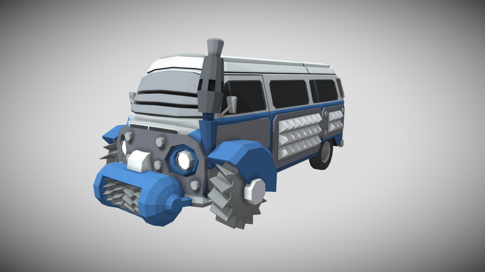 Armored Mini Bus - 3D model by Round Mouse (@round_mouse) [3417c15 ...