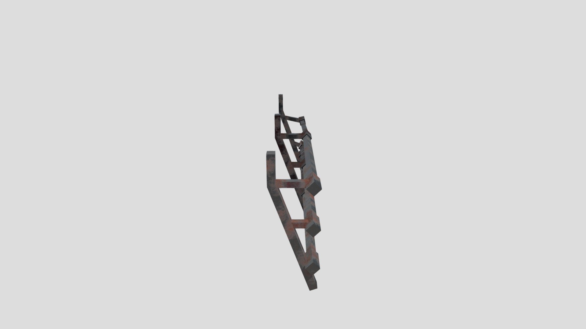 Textured Sci-Fi Hand Rail (Ruined) - 3D model by MSModel [3418f08 ...