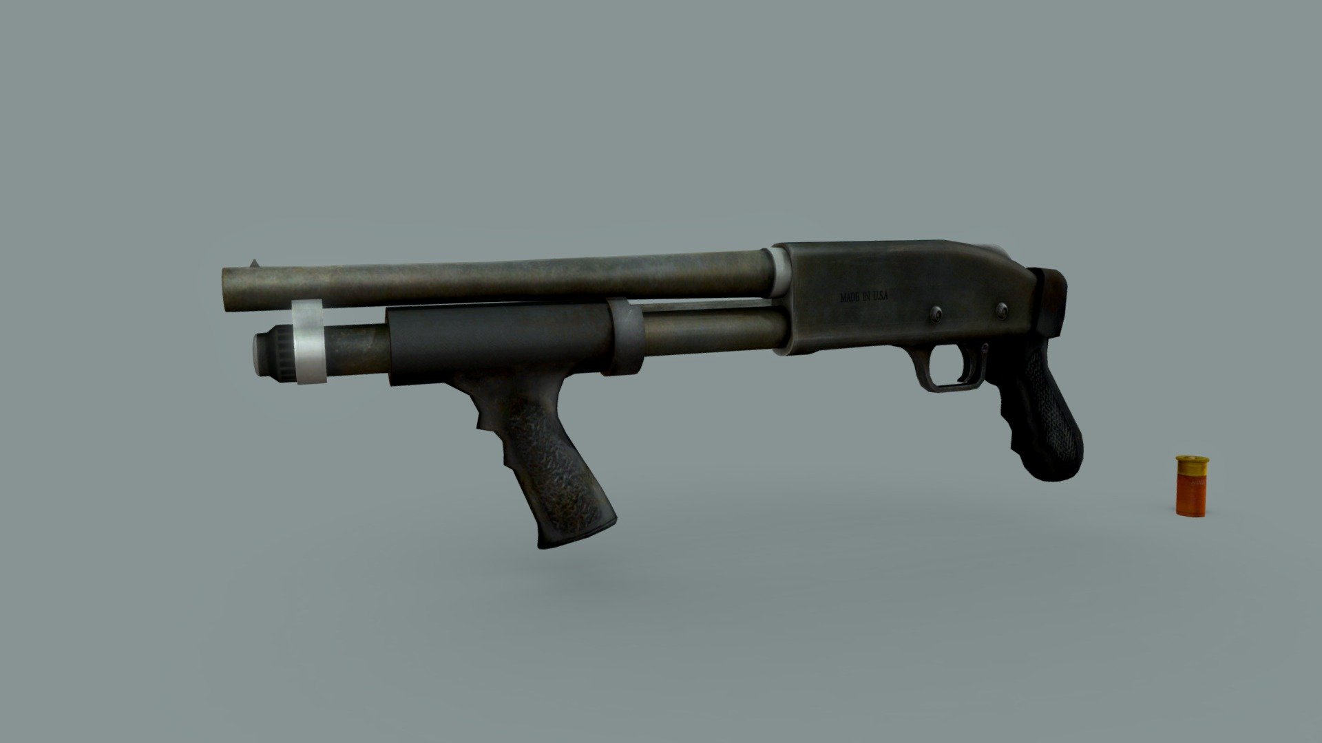 Jurassic: The Hunted Mossberg 500 Tactical - Download Free 3D model by Barcelo [341a82a] - Sketchfab