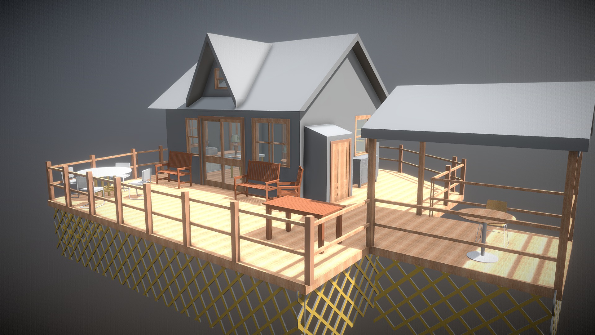 Cabin Model (Revit) - 3D model by Kaarta [341cd54] - Sketchfab