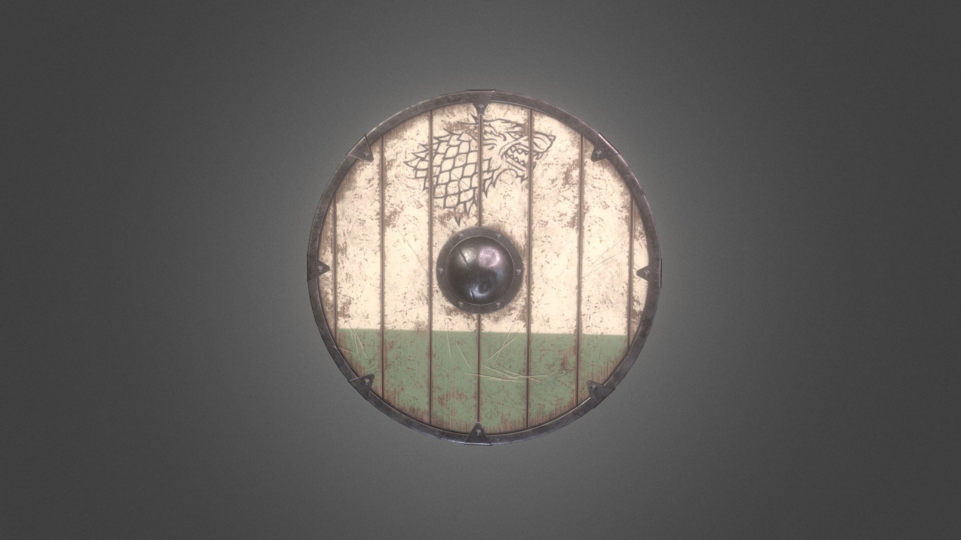 House Stark Shield - Game Model - - 3D model by 3D Rasputin ...