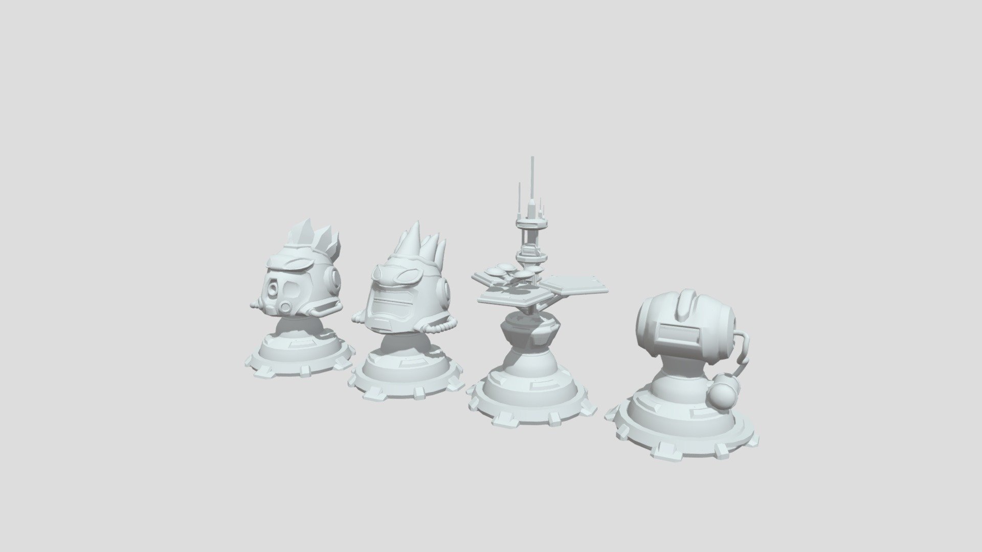 Asset turrets - 3D model by sitnikov01oleg [341e5f8] - Sketchfab