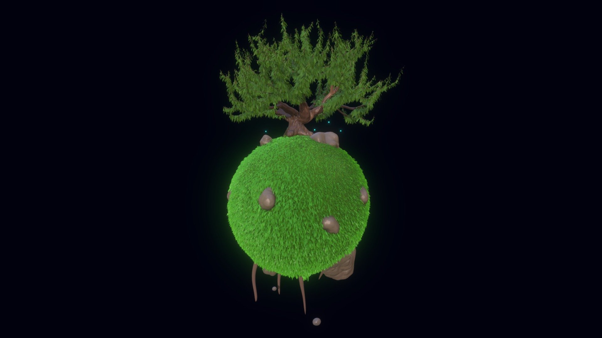 Floating tree - 3D model by Philip (@Karim.Berninger) [341ed55] - Sketchfab